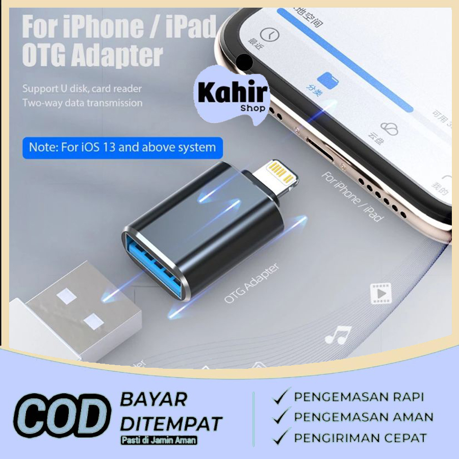 Jual OTG iPhone Lightning To USB 3.0 Converter Adapter/ OTG iPhone ...