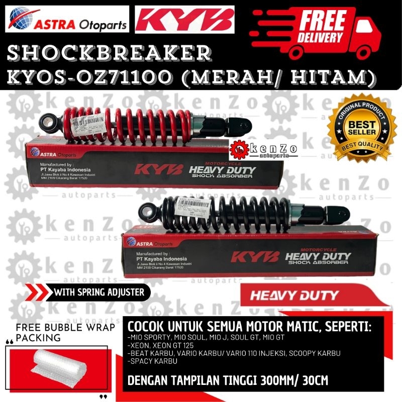 Jual [Cod] [Gratis Ongkir] Shockbreaker Motor Matic Yamaha Gear Mio J Xeon Soul Gt Fino Kyb ...
