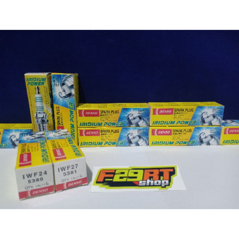 Jual Busi Dingin Denso Iridium IWF24 IWF27 f1zr force 1 RXK Rxking Alfa ...