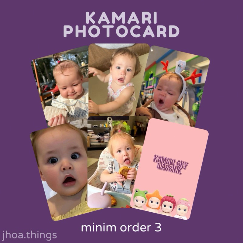 Jual [UNOFFICIAL] PHOTOCARD BABY KAMARI SKY WASSINK KAMAYI MAMA JENN ...