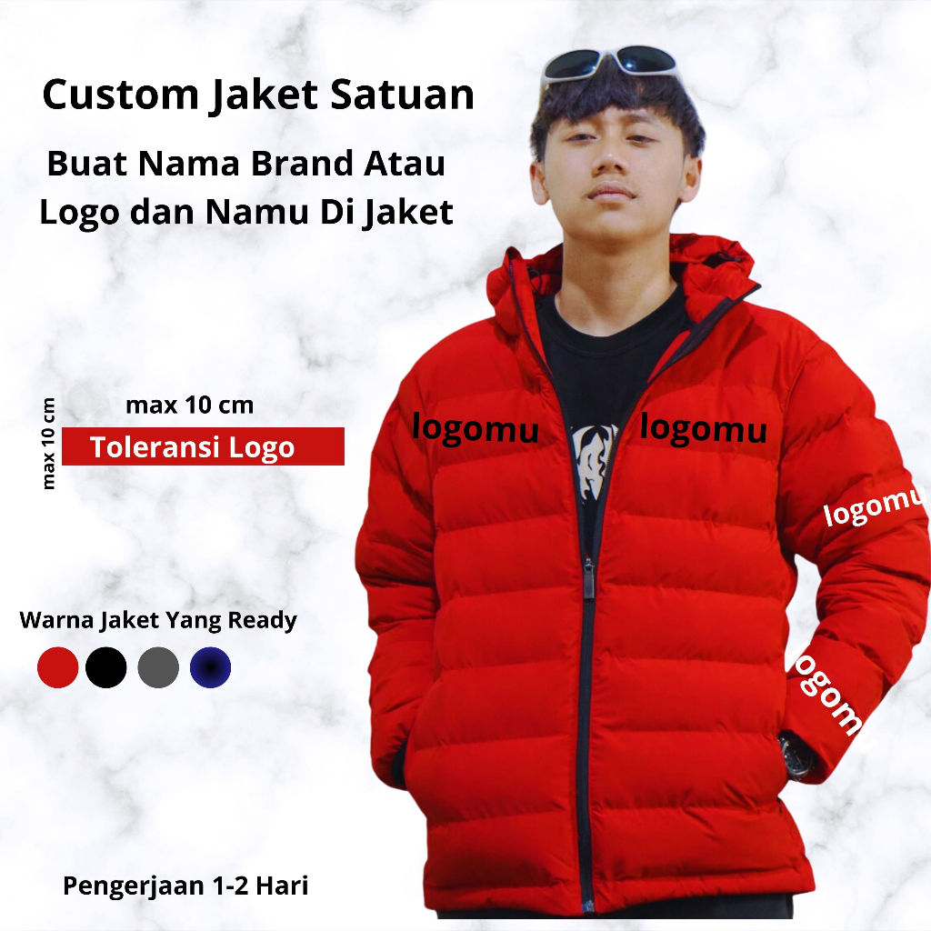 Jual Custom Jaket Gelembung Bebas Desain Suka-Suka Bisa Untuk Brand ...
