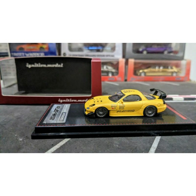 Jual Diecast Ignition Model Mazda Rx7 RX 7 FD3S RE Amemiya Matte Yellow | Shopee Indonesia