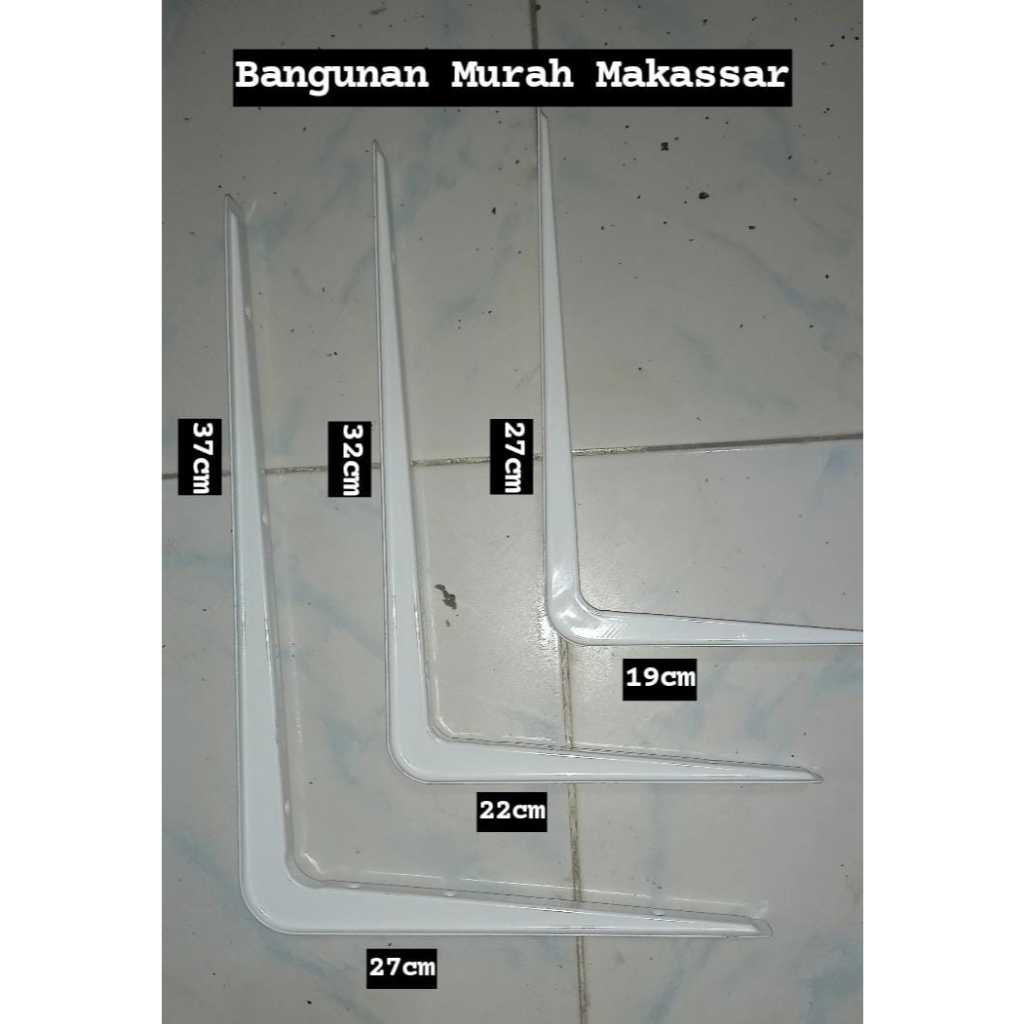 Jual Siku Rak Dinding Kotak Besi Siku Penyangga Siku Rak Tebal / Shelf ...