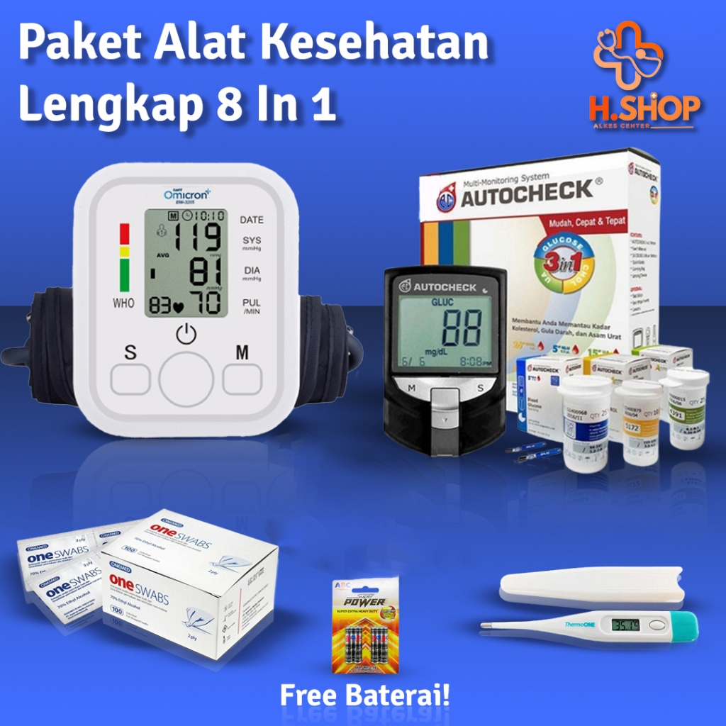 Jual Paket Lengkap Alkes 5 IN 1 / Autocheck 3in1 Monitoring System ...