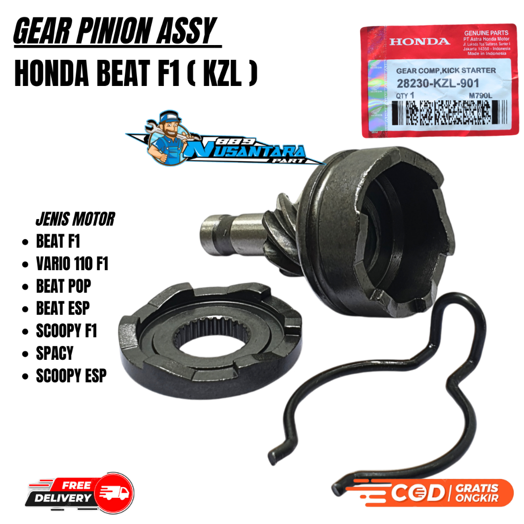 Jual GIGI PINION SELAH BEAT F1 / VARIO 110 F1 / SCOOPY F1 / SPACY F1 ...
