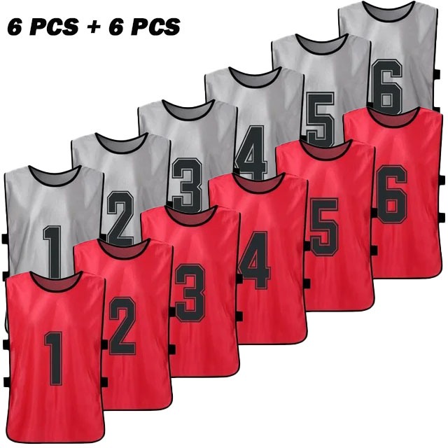 Jual 12PCS Rompi Sepak Bola Football Futsal Training Pemain Cadangan ...