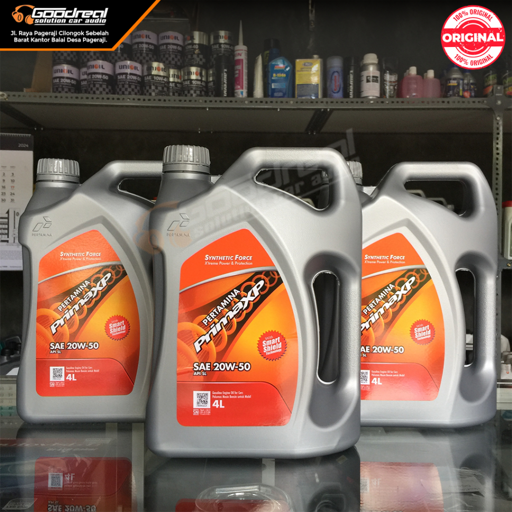 Jual OLI MOBIL PERTAMINA PRIMA XP 20W - 50 Ukuran 4 Liter | Shopee ...