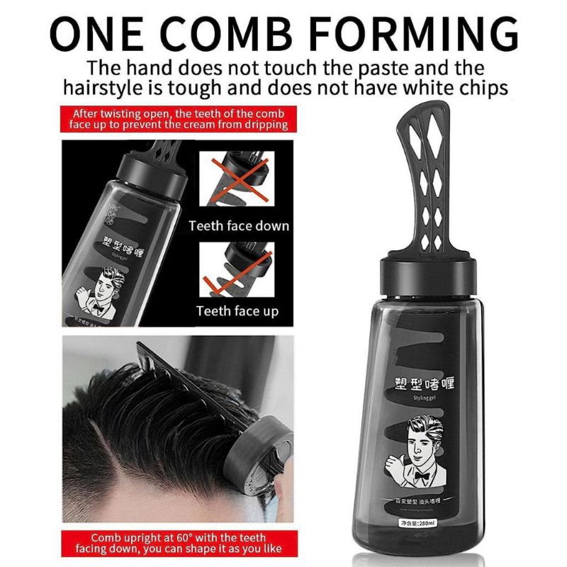 Jual Pomade Minyak Rambut Pria Styling Gel Rambut Sisir Tahan Lama dan ...