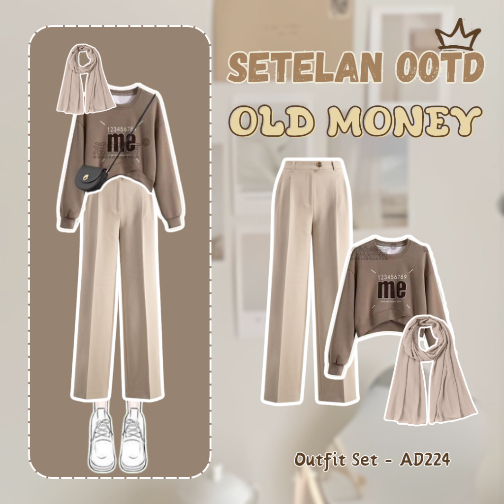 Jual 3 In 1 One Set Korean style Wanita Remaja Kekinian Outfit Simple Ala Korean Buat Nonton ...