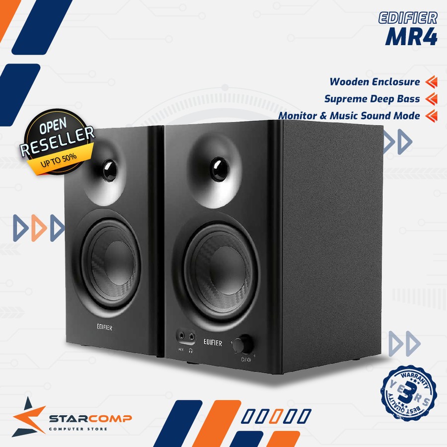 Jual EDIFIER MR 4 Studio Monitor Speaker | Shopee Indonesia