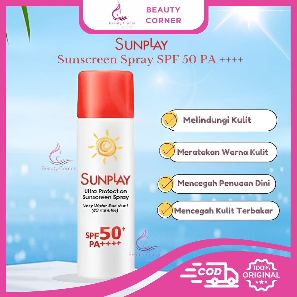 Jual Sunplay Ultra Protection Sunscreen Spray SPF 50 PA ++++ | Shopee ...