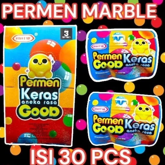 Jual 1 BOX PERMEN KERAS GOOD MARBLE ISI 30 PCS | Shopee Indonesia