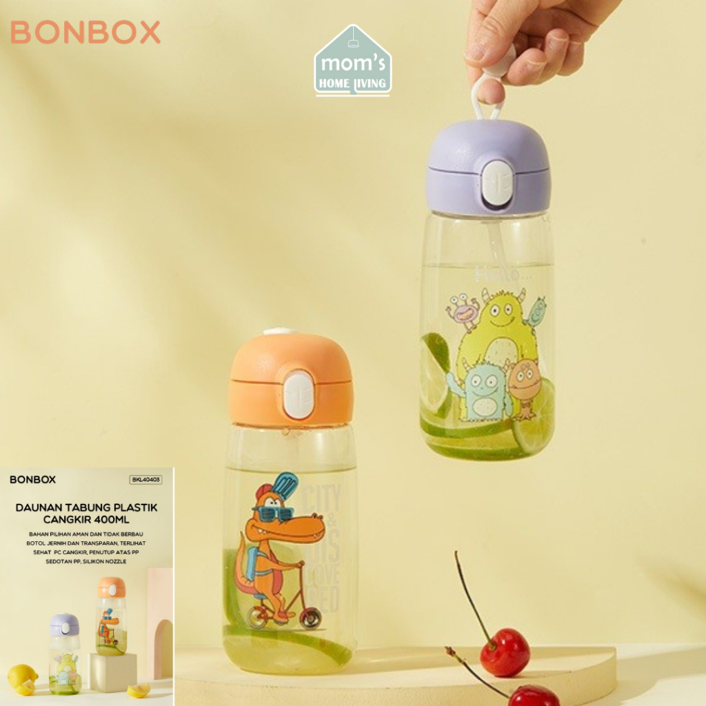 Jual BONBOX Tumbler 400ml Botol Minum Dengan Sedotan - Bonbox BKL40303 ...
