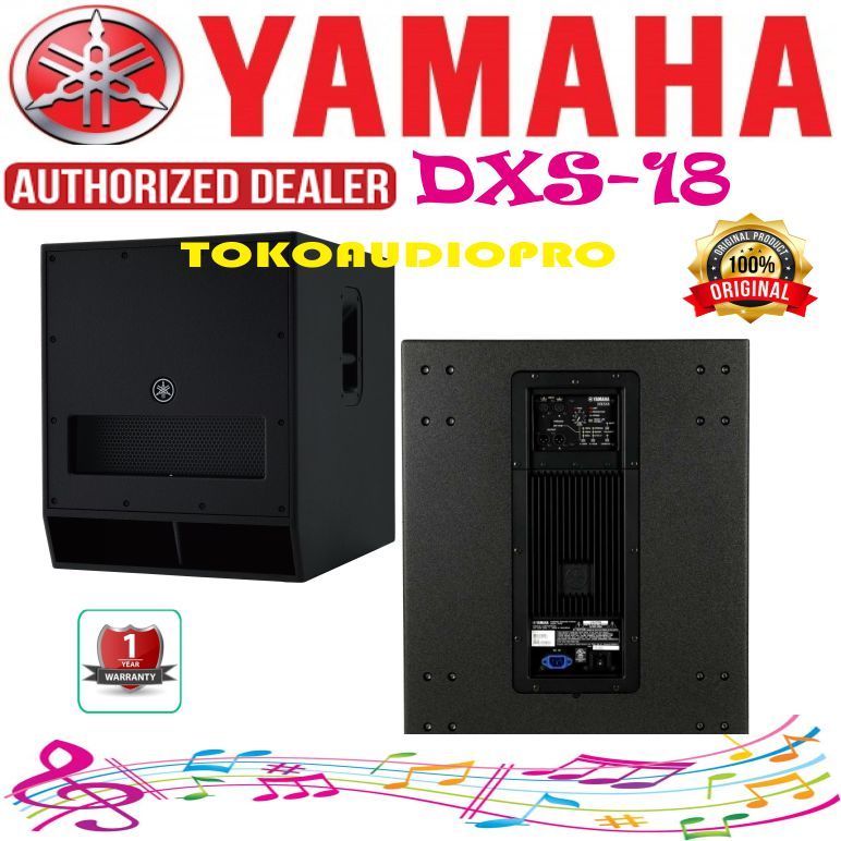 Jual Yamaha DXS18 800W 18 Inch Powered Subwoofer Aktif Dxs-18 Sub Aktif | Shopee Indonesia