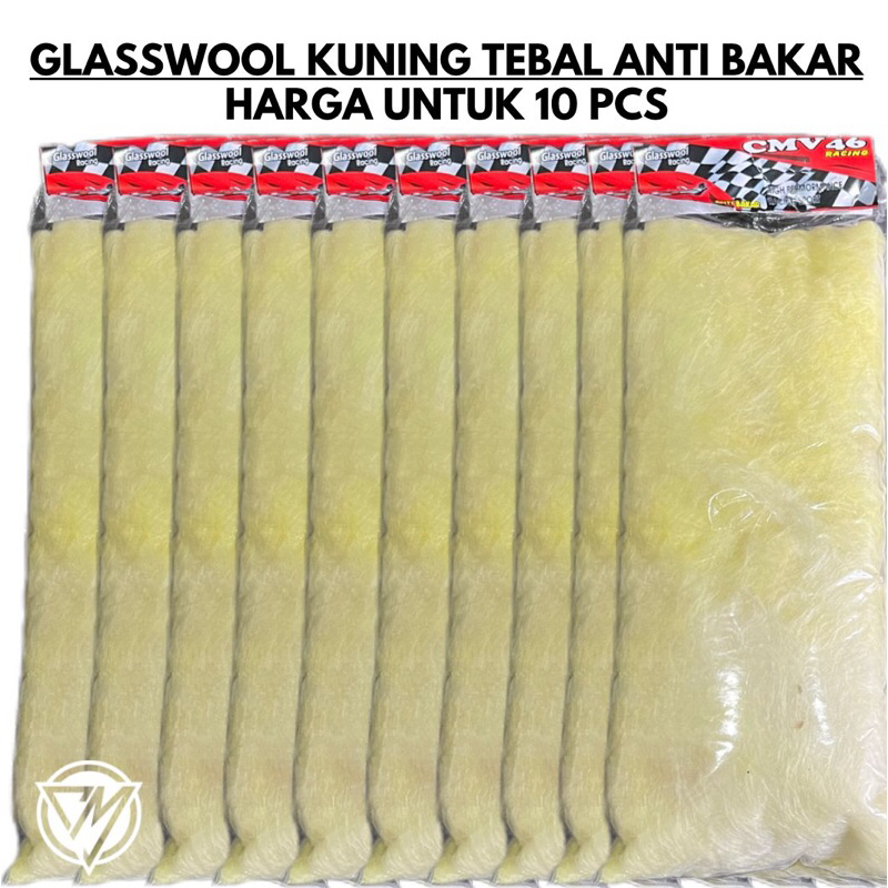Jual GLASSWOOL KUNING ANTI BAKAR / GASBUL KUNING ANTI BAKAR / GLASSWOOL ...