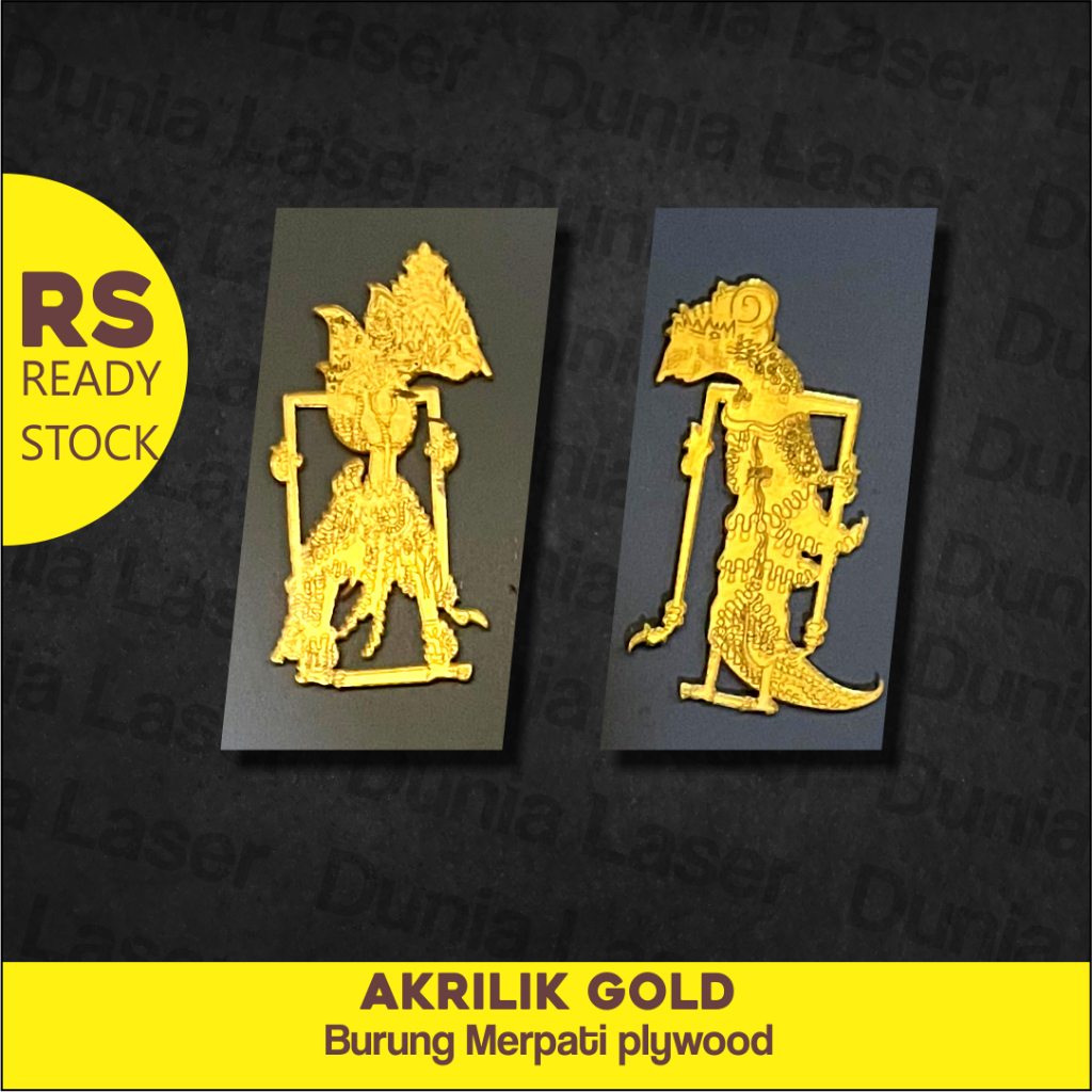 Jual ukiran Wayang Rama & Shinta MOTIF cm Akrilik mirror gold hiasan mahar wayang | Shopee Indonesia