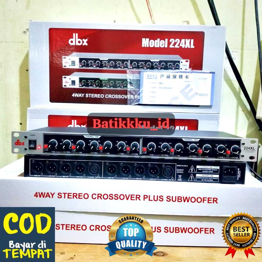 Jual CROSSOVER 224XL Sub 224 XL 4 WAY STEREO + PLUS SUBWOOFER OUTPUT SERTIFIKAT ACE | Shopee ...
