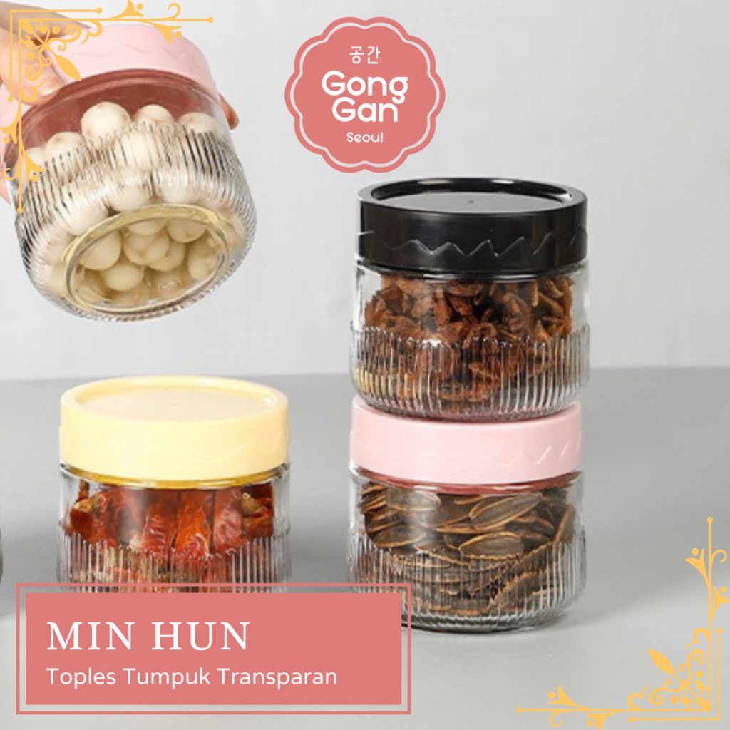 Jual GONG GAN - MIN HUN Food Container Cemilan Aesthetic Organizer ...