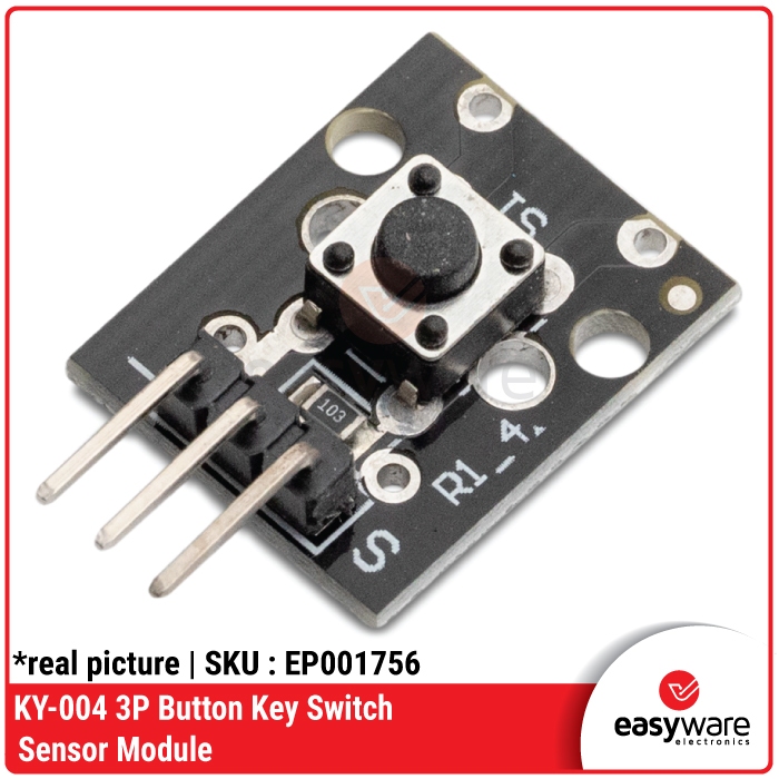 Jual KY-004 KY004 3pin Button Key Switch Sensor module | Shopee Indonesia