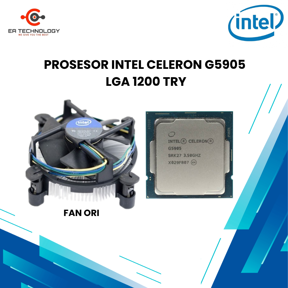 Jual PROSESOR INTEL CELERON G5905 LGA 1200 TRAY+FAN ORI | Shopee Indonesia