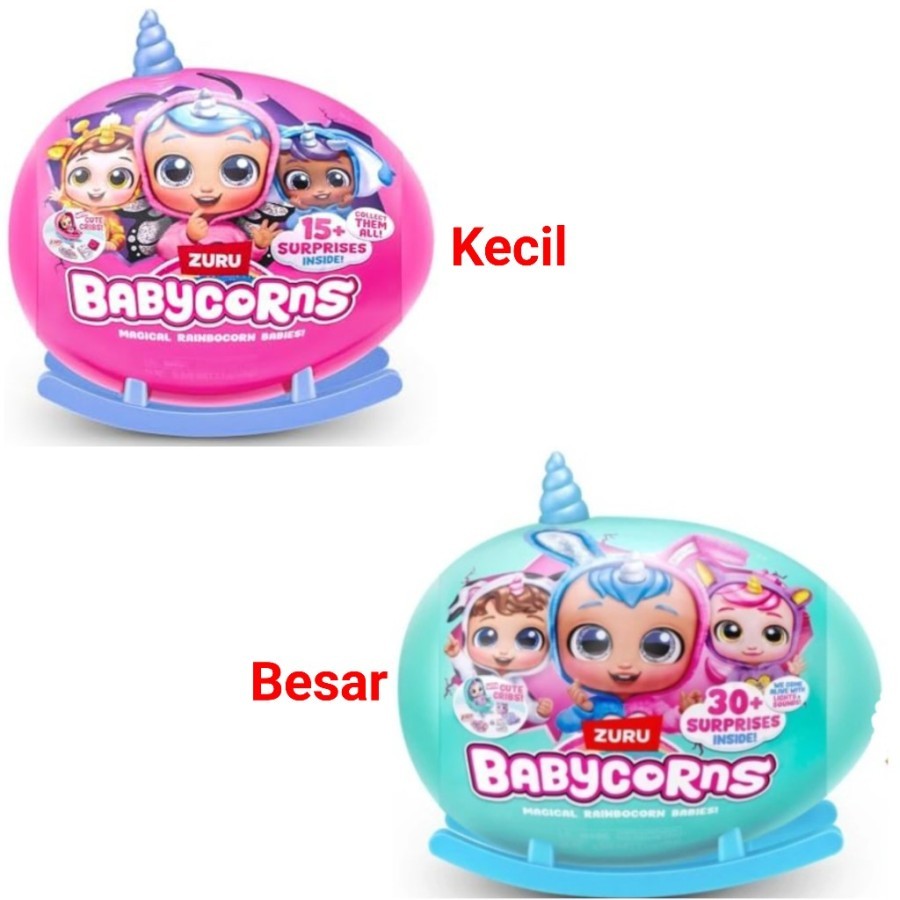 Jual Zuru Boneka Babycorns Magical Rainbocorn Babies Interactive Baby ...