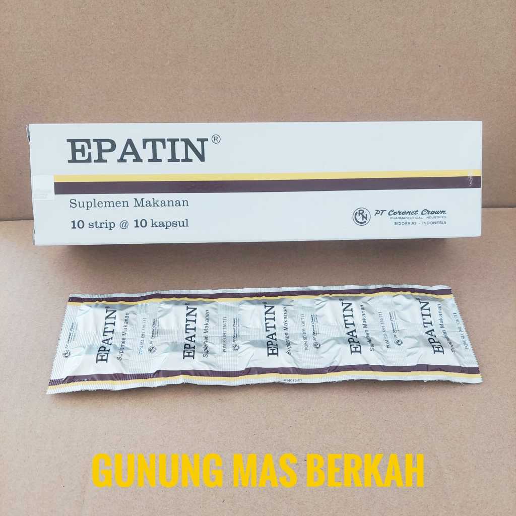 Jual EPATIN Epatin Isi 100 kapsul - Membantu Menjaga Kesehatan Fungsi ...