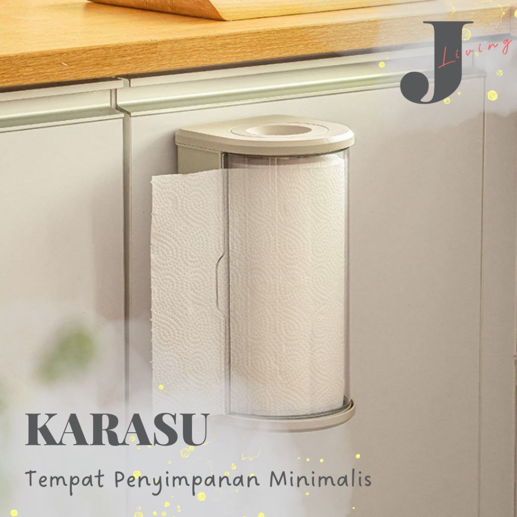 Jual J LIVING - KARASU Tempat Tissue Tempel Organizer WC Minimalis ...