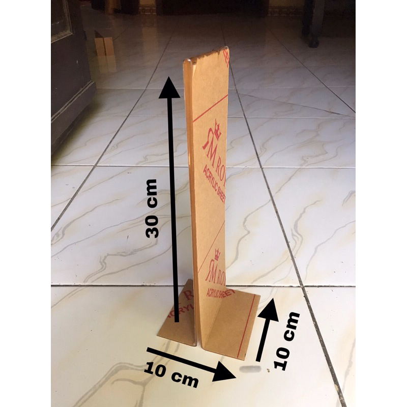 Jual tempat nama ruangan akrilik 10cm x 30cm | Shopee Indonesia