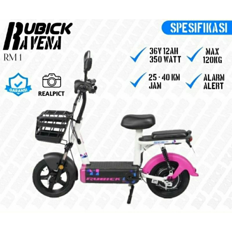Jual Sepeda Listrik Rubick Ravena RM1 (KSDP) | Shopee Indonesia