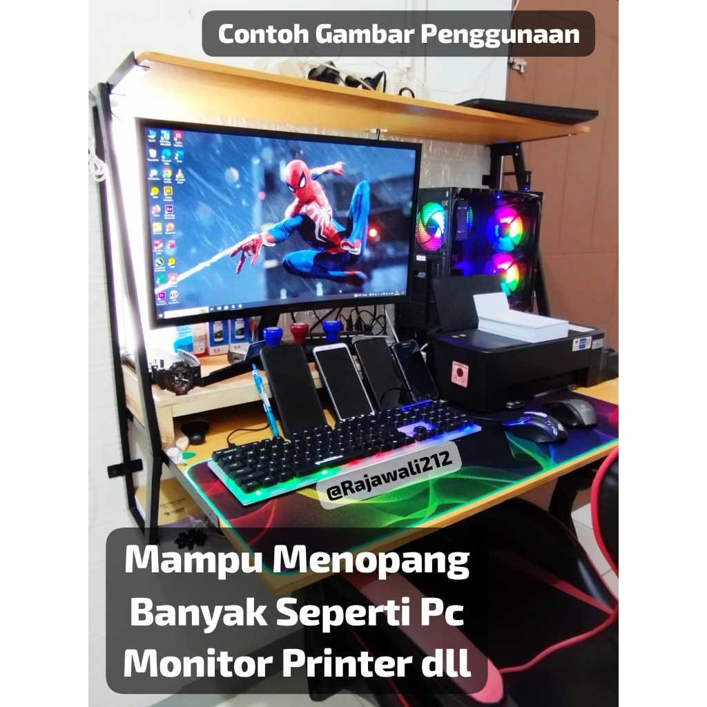 Jual SATU SET Meja Komputer / meja Gaming Meja Belajar Meja PC Meja ...