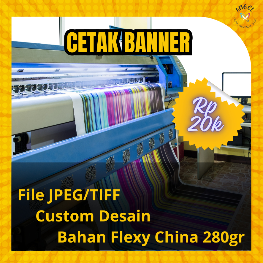 Jual [Free Design] Cetak Banner Digital Print Outdoor / Print Indoor ...