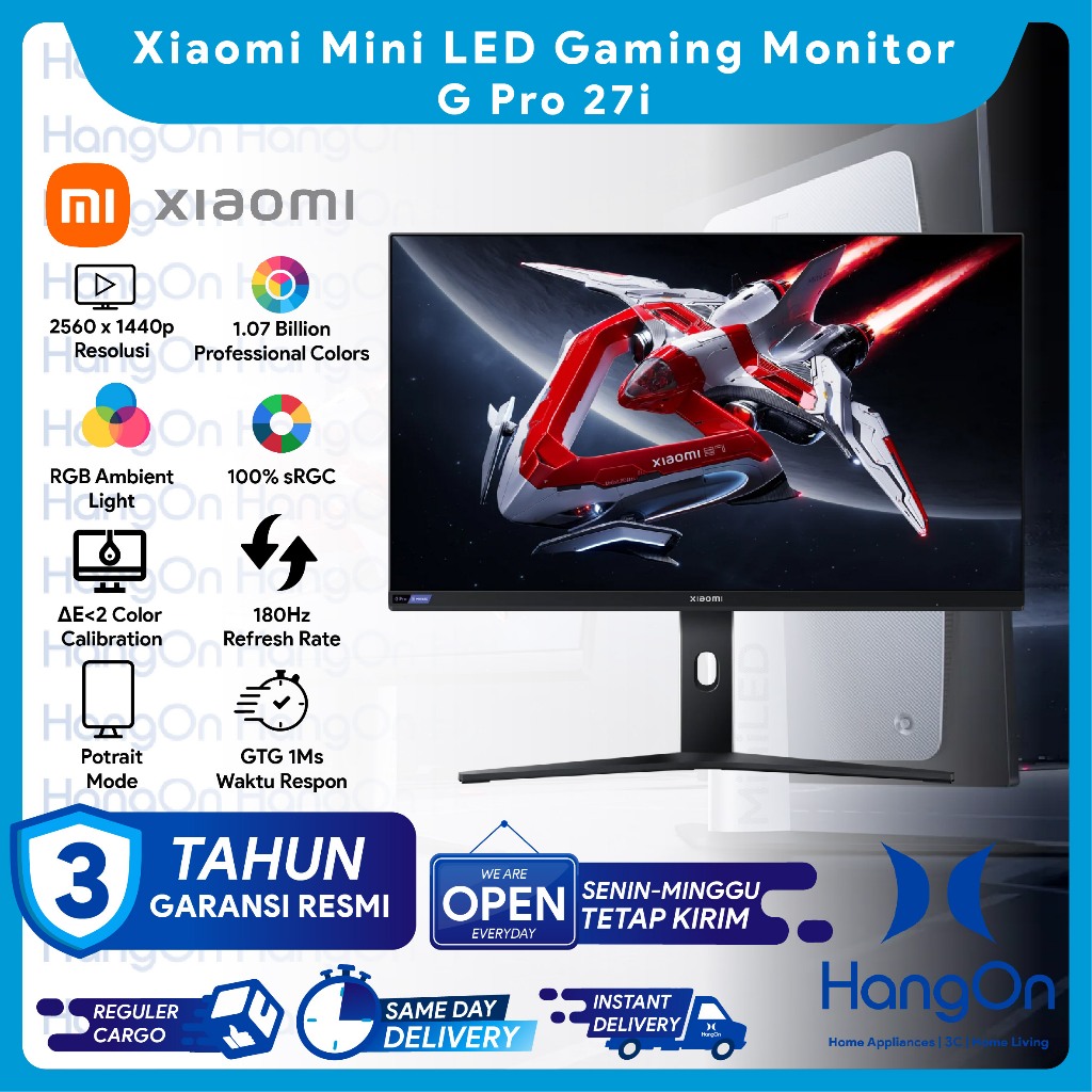 Jual Xiaomi Mini LED Gaming Monitor G Pro 27i 27 Inch 2K QHD 180Hz ...