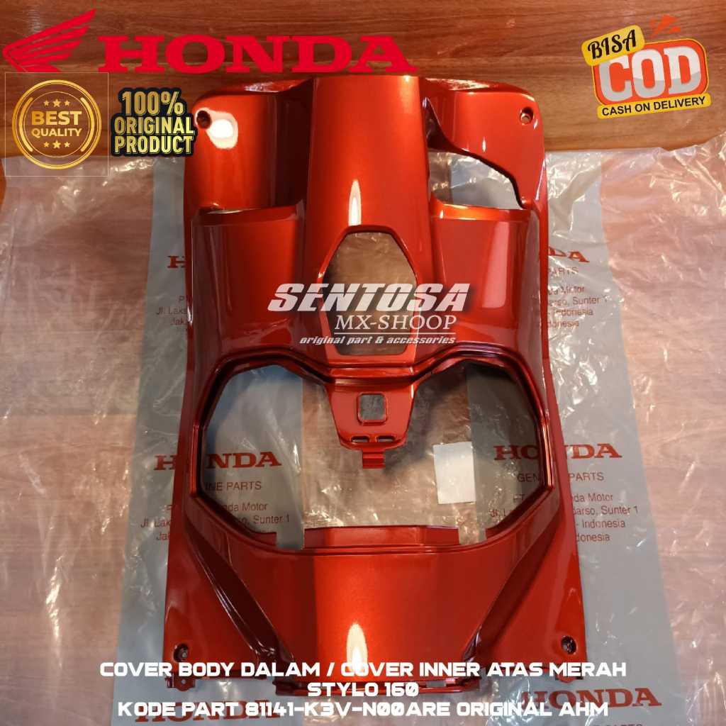 Jual [ STYLO 160 CBS ] COVER BODY BAGIAN DALAM / COVER INNER ATAS MERAH ...
