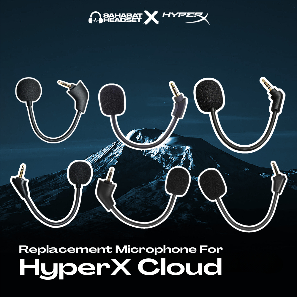 Jual Mic HyperX Cloud X Pro I II 1 2 Core Flight S Revolver Alpha S ...