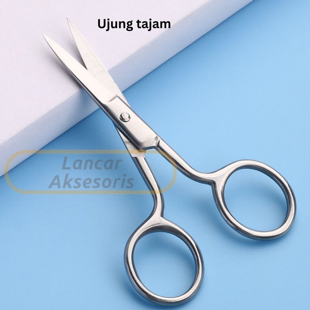 Jual Gunting Bulu Hidung /Gunting Kumis Bulu Jenggot / Gunting Kecil Mini Serbaguna Stainless ...