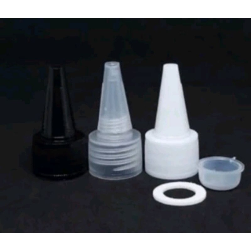 Jual tutup botol kerucut neck 24 / corong kerucut / tutup botol printer ...