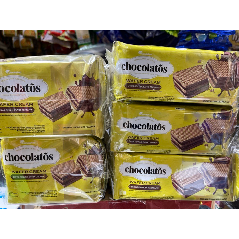 Jual CHOCOLATOS WAFFER CREAM 1000/2000 ( ISI 10 ) | Shopee Indonesia