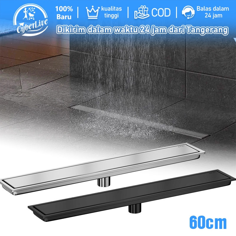 Jual Floor Drain Kamar Mandi Saringan Got Kamar Mandi Smart Floor Drain Stainless 304 60cm ...