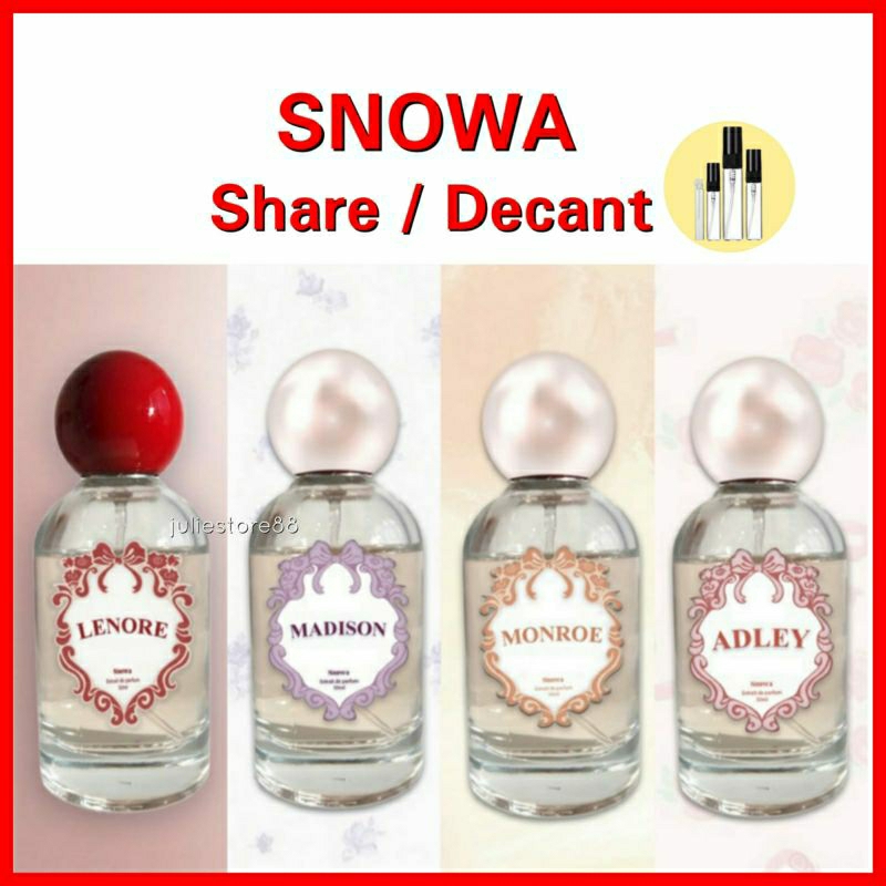 Jual Decant / Share Snowa Extrait De Parfum Lenore Madison Adley Monroe | Shopee Indonesia