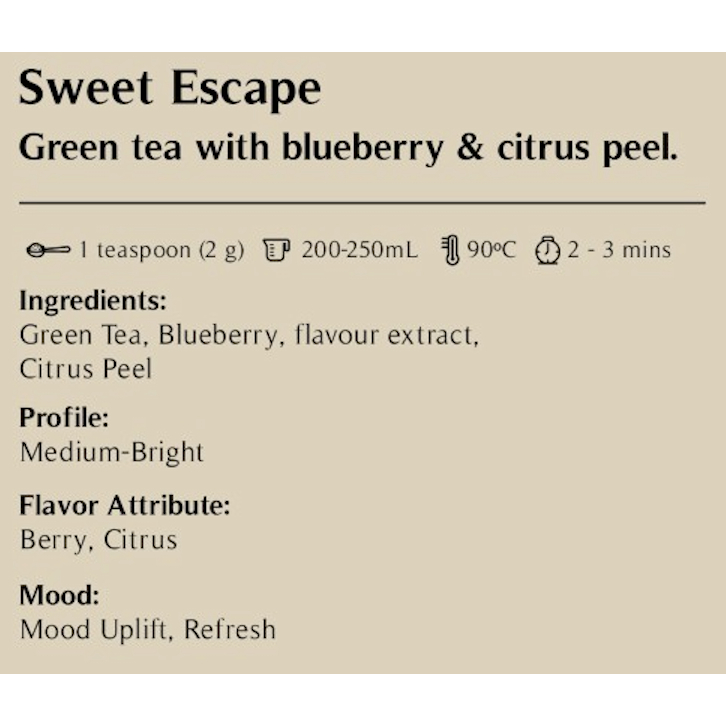 Jual OZA Tea - Sweet Escape | Artisan Tea - Green Tea | Specialty Grade ...