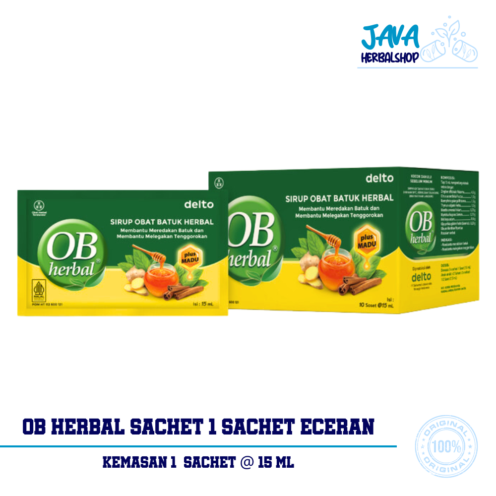 Jual OB HERBAL SACHET 15 ML ECERAN 1 SACHET | Shopee Indonesia