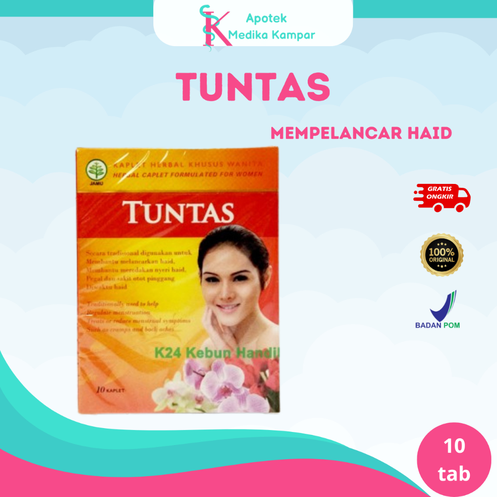 Jual Tuntas 10 Kaplet - Melancarkan dan Meredakan Nyeri Haid | Shopee ...