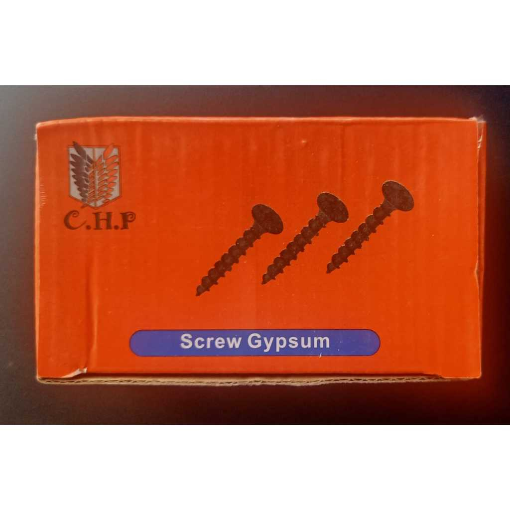 Jual SEKRUP GYPSUM 1 INCH SCRUP SEKERUP BAJA HITAM 6X1 GIPSUM KAYU ...