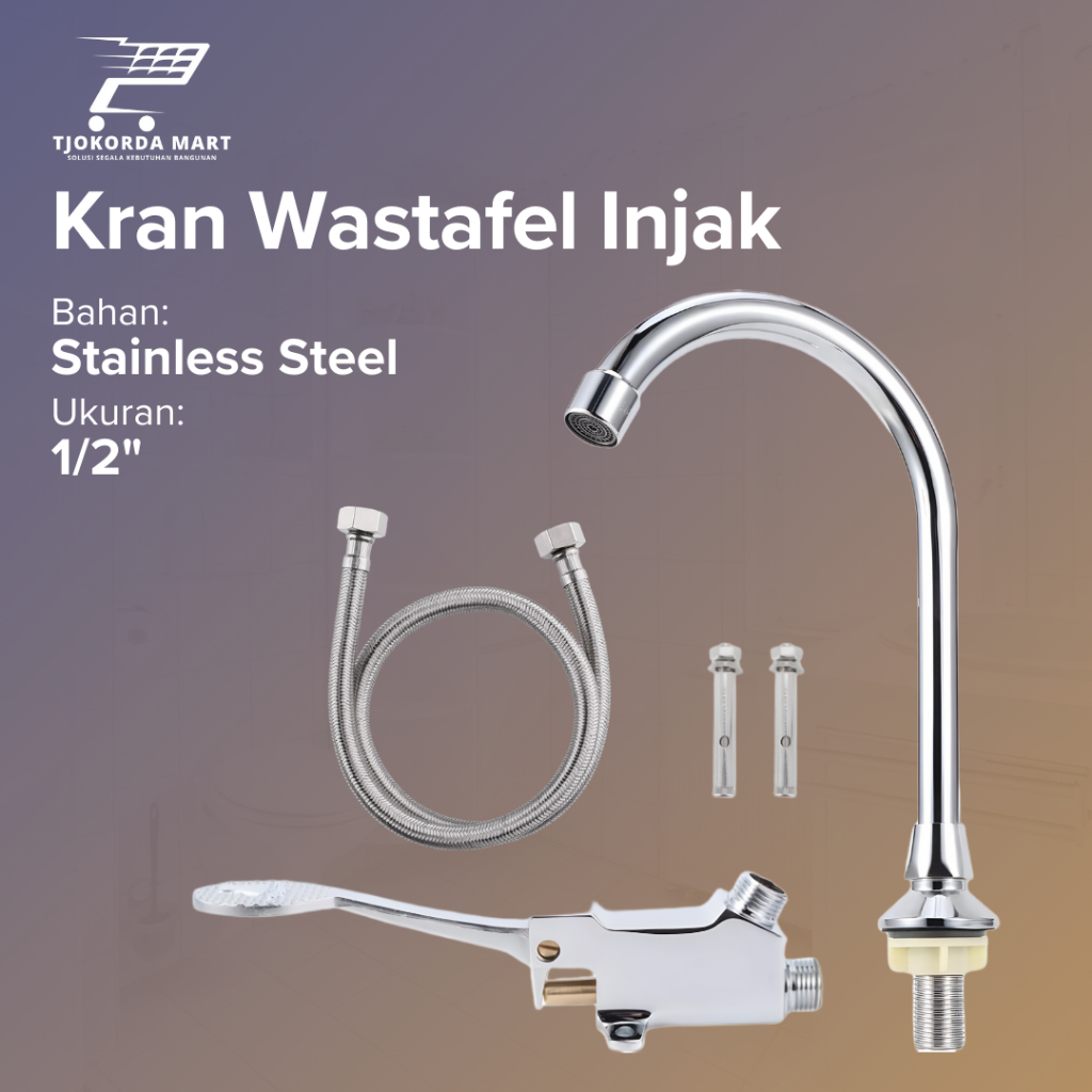 Jual Kran wastafel injak / kran pedal / kran dokter / kran laboratorium ...