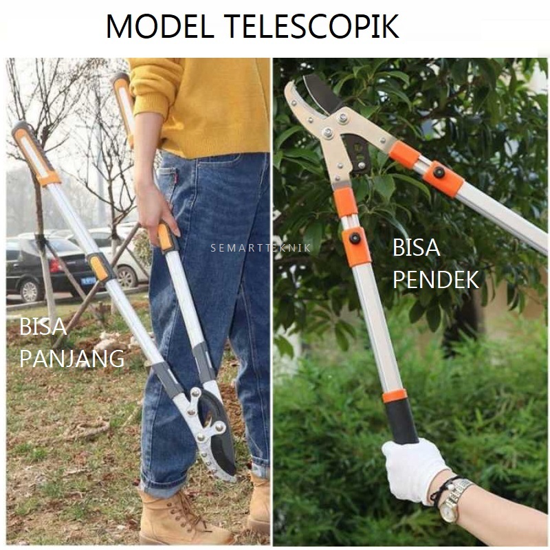 Jual Gunting Pemangkas Ranting Pohon Tanaman Teleskopik Jangkauan Panjang | Shopee Indonesia