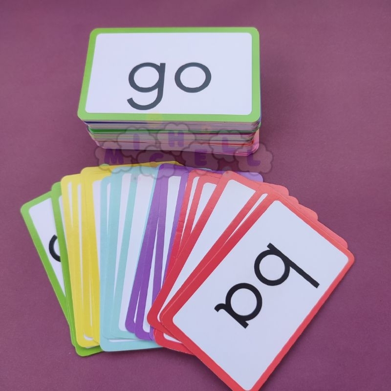 Jual Flashcards Kartu Belajar Membaca Suku Kata 122pcs - Flash Card ...