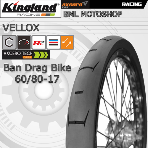 Jual Ban Drag Bike Racing 60/80-17 Kingland Vellox Ban Balap Ring 17 ...