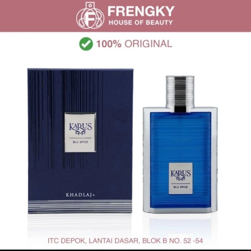 Jual Parfum Khadlaj Karus Blue Spice edp 100ml | Shopee Indonesia