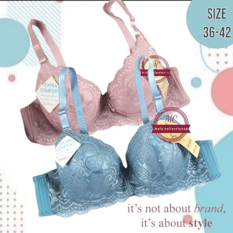 Jual push up bra kawat busa tebal cup B/C 905 bh tiana brokat ada kawat ...
