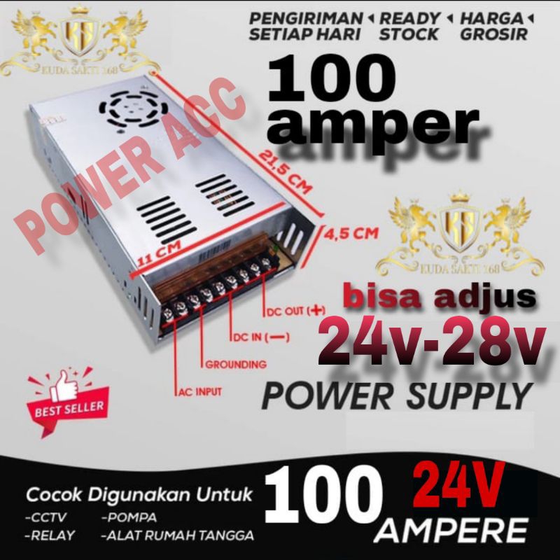 Jual Switching Power Supply PSU 24V 100A High Quality, 24 Volt 100 Ampere Cooling Fan Jaring ...